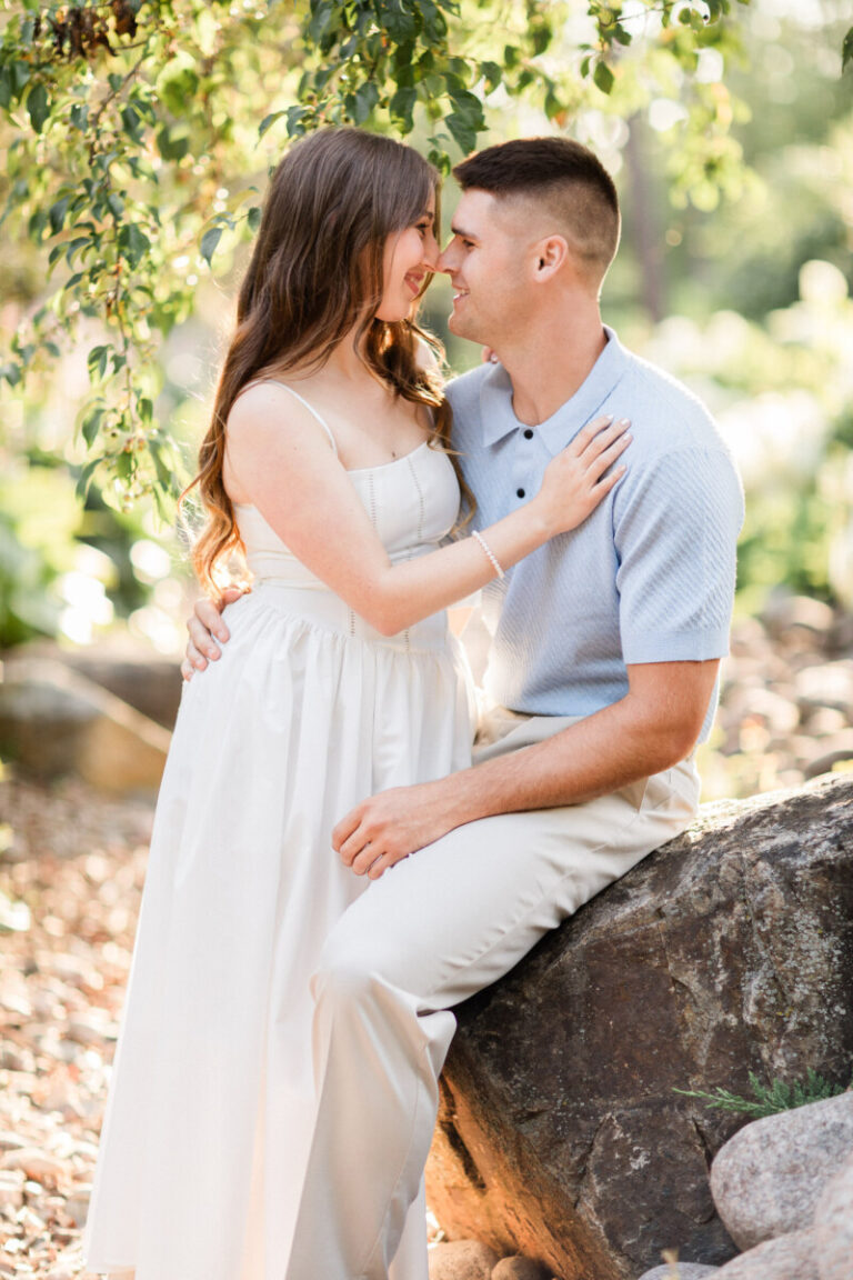 Zoe & Jarred | Monk Botanical Gardens - Wausau, Wisconsin Fine Art Engagement Photos - James ...