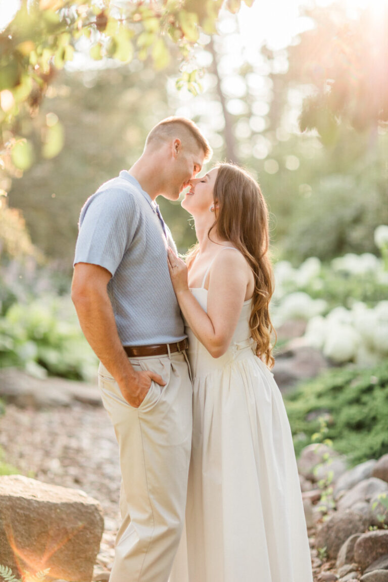 Zoe & Jarred | Monk Botanical Gardens - Wausau, Wisconsin Fine Art Engagement Photos - James ...
